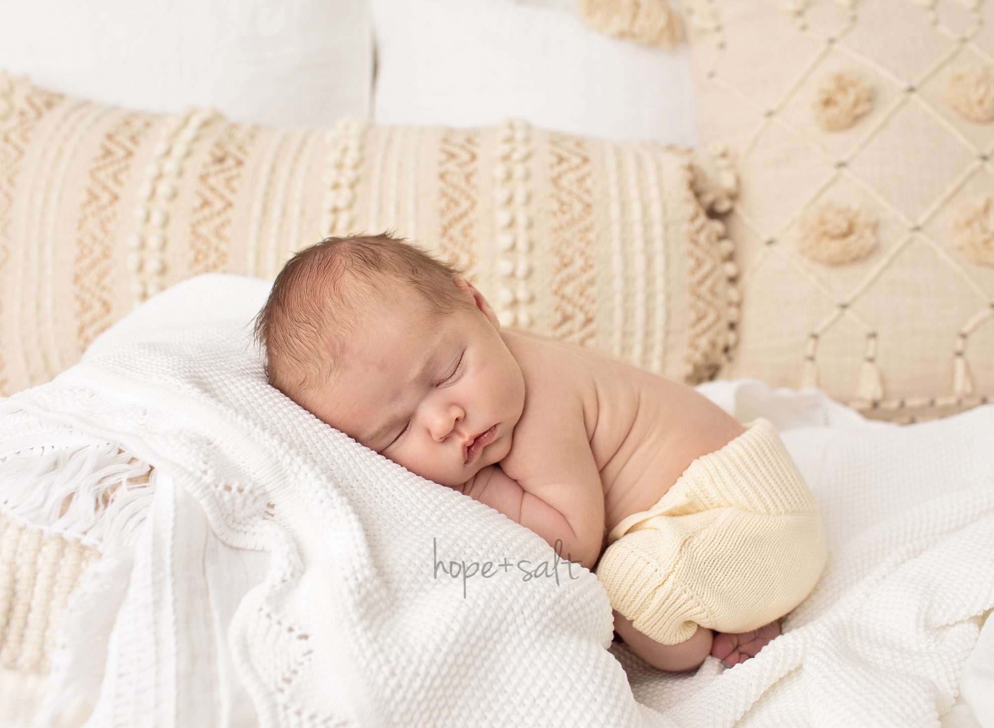 Boho Studio Photos for Baby Girl I – Burlington Newborn Photographer ...